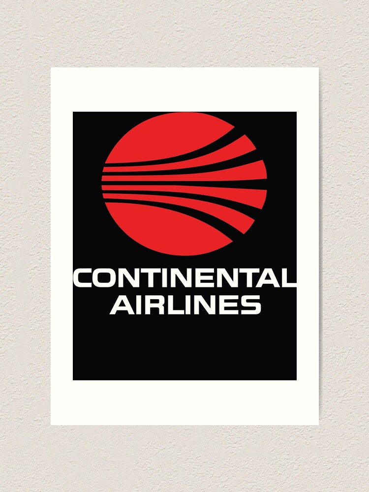 "Continental Airlines Retro Logo - Defunct Airline Logo Classic T-Shirt ...