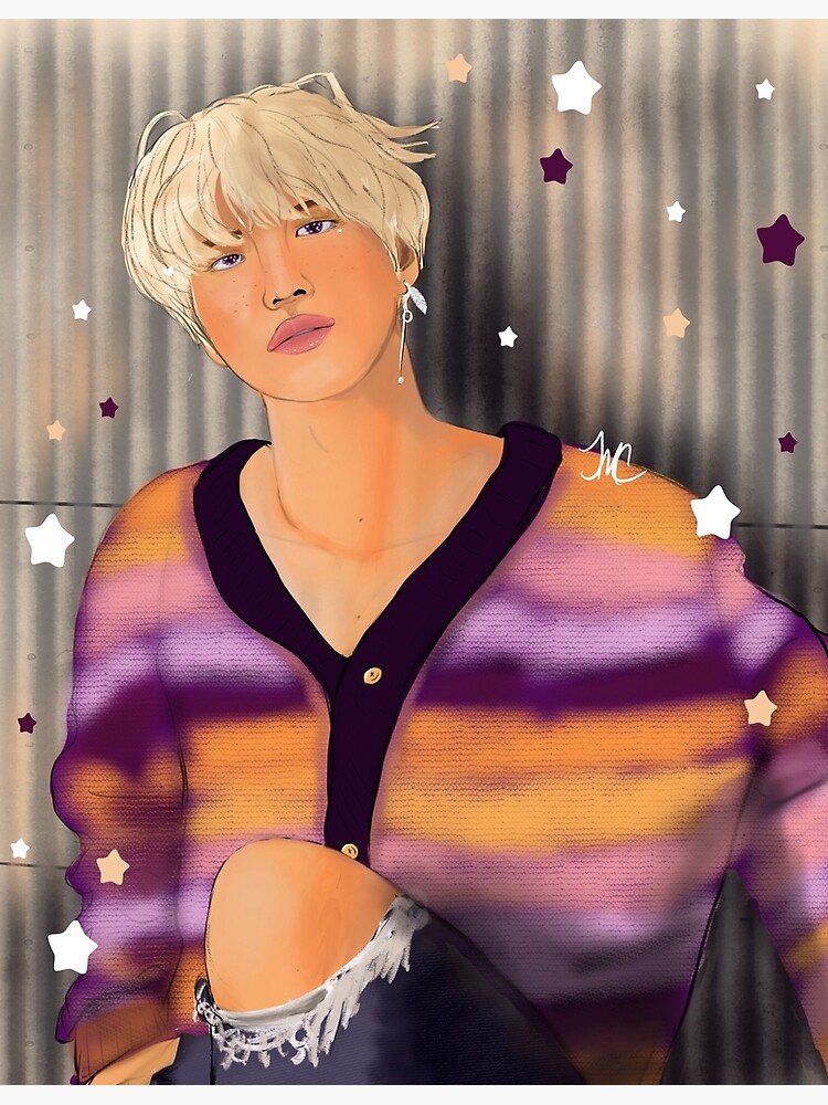 "Starboy Seonghwa" Poster for Sale by Moon-Child00 | Redbubble