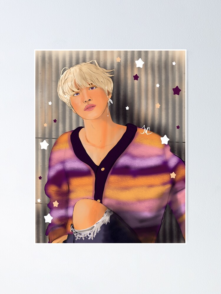"Starboy Seonghwa" Poster for Sale by Moon-Child00 | Redbubble