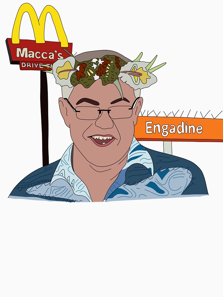 "Scomo at Engadine Maccas '97" T-shirt for Sale by Dulynotedco ...