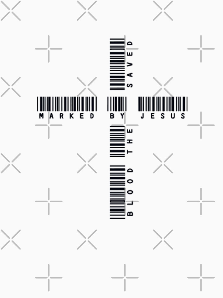 Camiseta esencial for Sale con la obra «MARCADOS POR JESUS Barcode ...