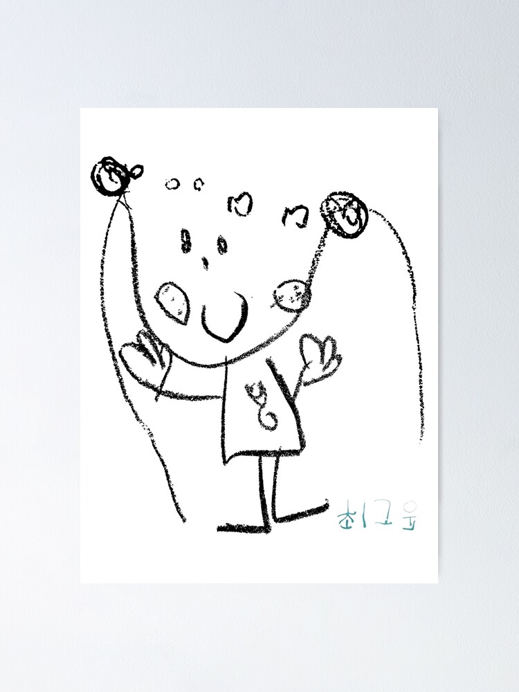 "hand drawing" Poster by SuRetouching | Redbubble