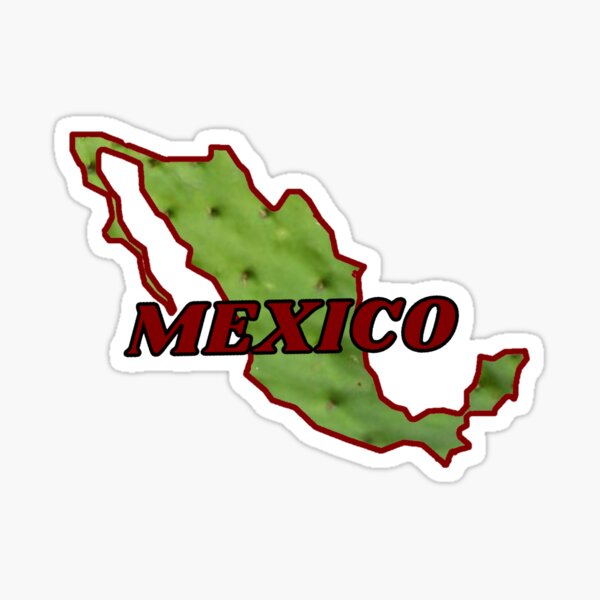 "Mexico map " Sticker for Sale by SusySell | Redbubble