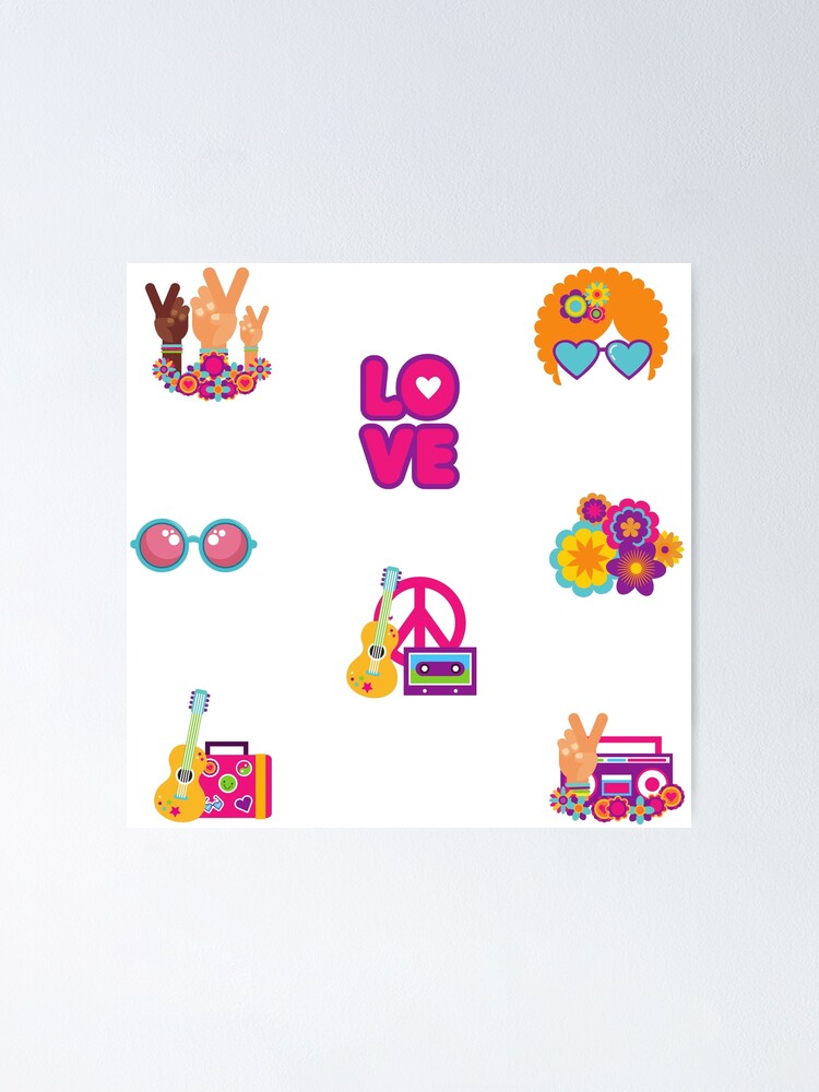 "2022 Hippy Starter Pack" Poster for Sale by Orangegrph | Redbubble