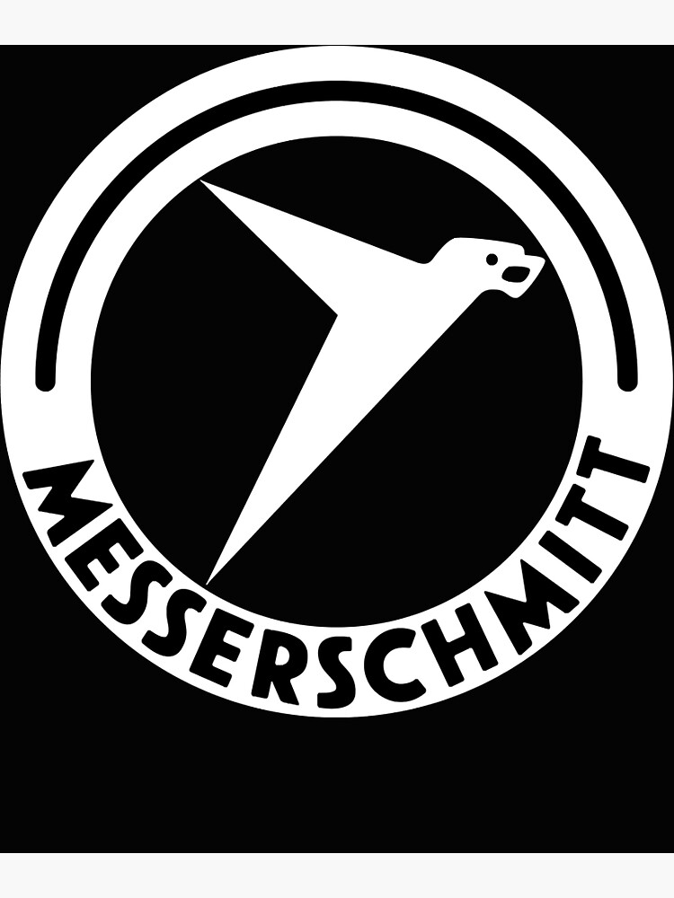 "Messerschmitt Aircraft Logo -White- (No Label) Essential T-Shirt.png ...
