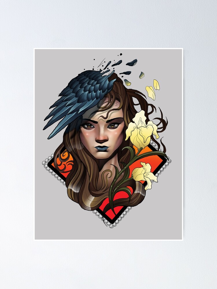 "Bouncing Betty" Poster for Sale by SockoTattoo | Redbubble