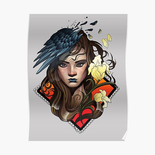 "Bouncing Betty" Poster for Sale by SockoTattoo | Redbubble