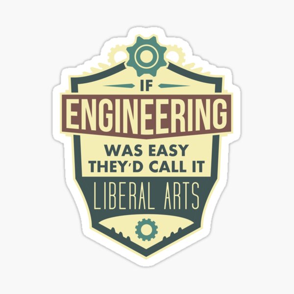 "Engineering" Sticker for Sale by VomHaus | Redbubble