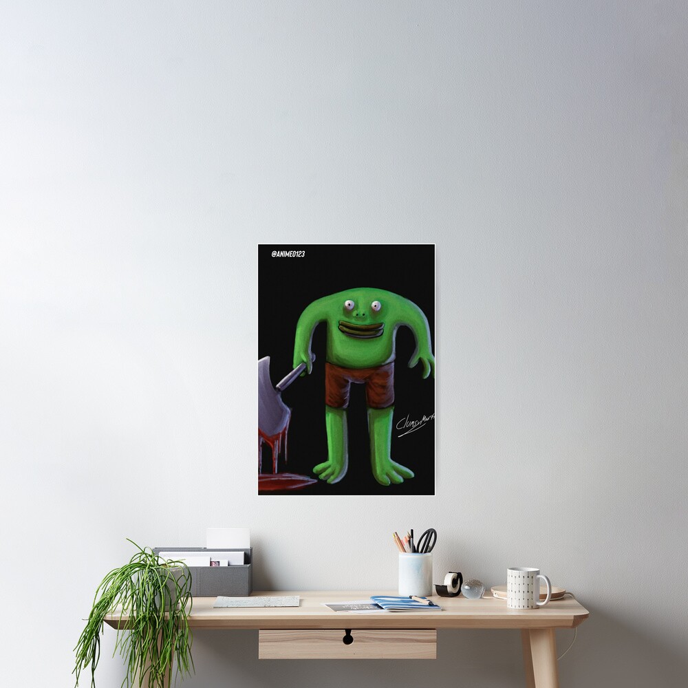 "MR FROG FROM SMILING FRIENDS " Poster for Sale by ANIME0123 | Redbubble