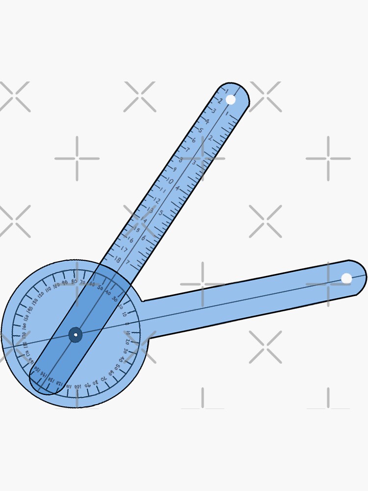 "goniometer" Sticker for Sale by MCtheAT | Redbubble