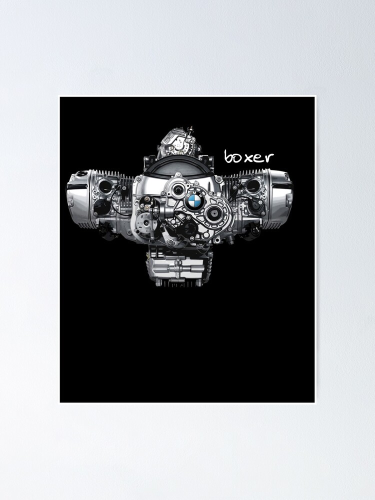 "Boxer Engine Logo" Poster by mantrithesan | Redbubble