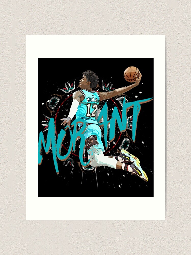 "Ja Morant T-ShirtJa Morant" Art Print by ShieldsBalmain | Redbubble
