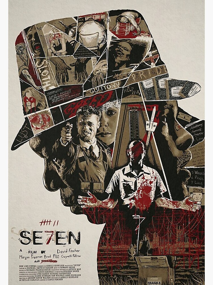 "Se7en Movie" Sticker for Sale by williamdunmir | Redbubble