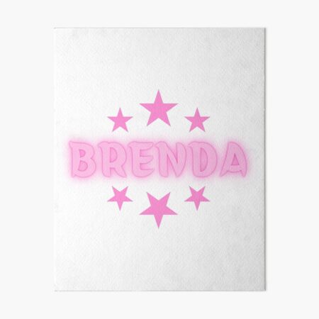 "Lovely Girl Named Brenda" Art Board Print by PatternsUp | Redbubble