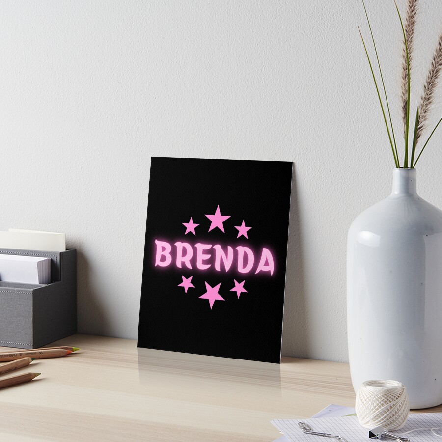 "Lovely Girl Named Brenda" Art Board Print by PatternsUp | Redbubble