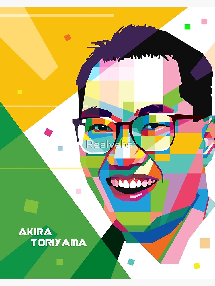 "Akira Toriyama Manga Creator in Pop Art" Poster for Sale by Realvebs ...