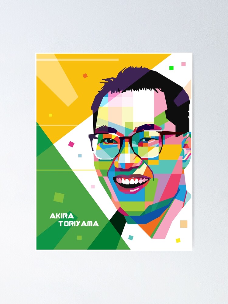 "Akira Toriyama Manga Creator in Pop Art" Poster for Sale by Realvebs ...