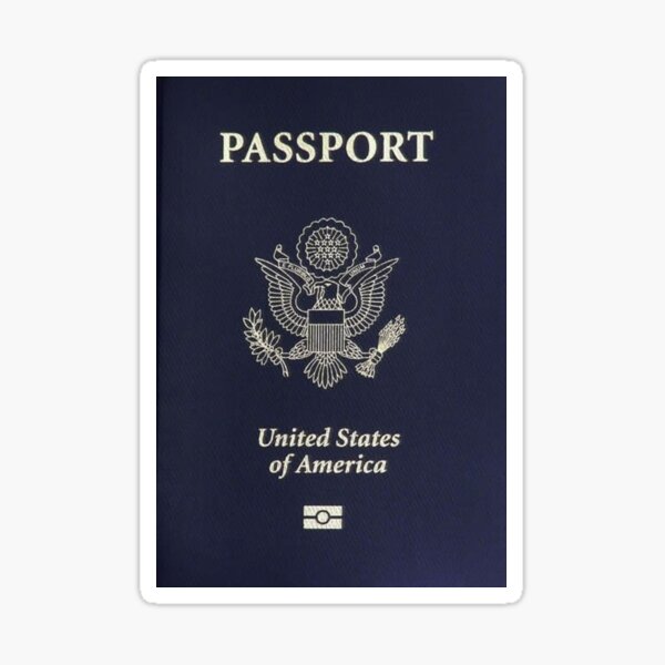 "United States Passport - design" Sticker for Sale by RENAGADE4LYF ...