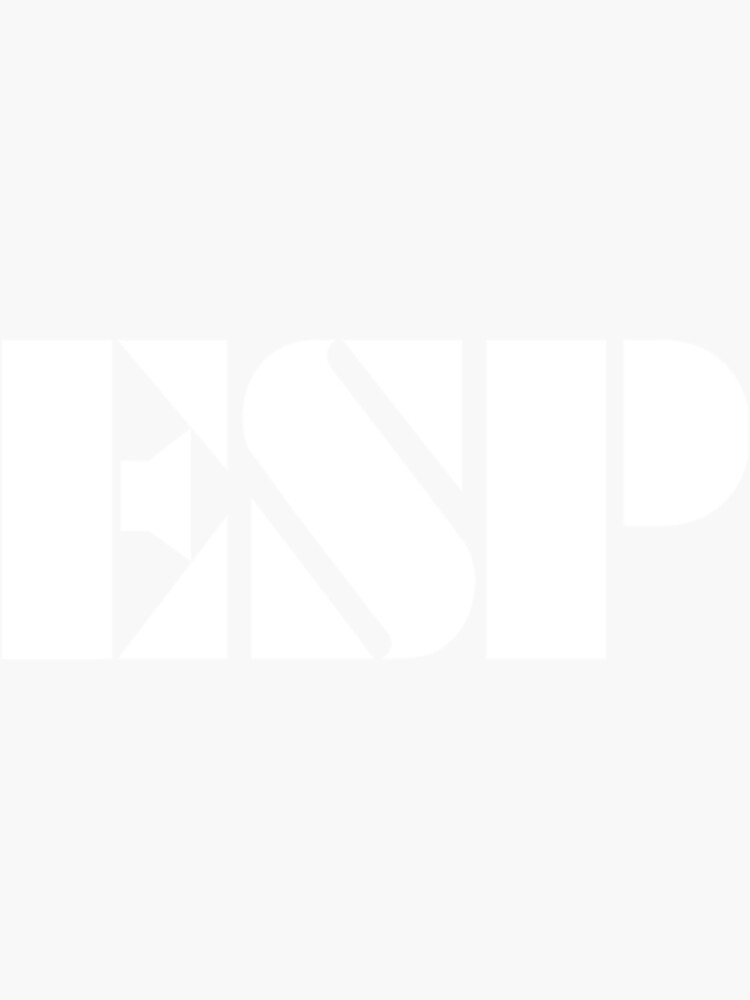 "Best Seller - ESP Guitars Logo Merchandise Essential T-Shirt" Sticker ...
