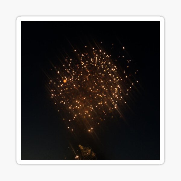 "Fireworks sticker" Sticker by rosedefehr | Redbubble