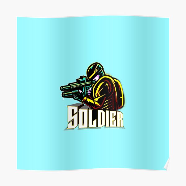 "Soldier, gamer" Poster for Sale by Raaj-p | Redbubble