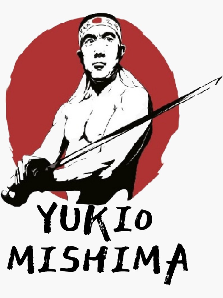 "Yukio Mishima" Sticker by Eugene86 | Redbubble