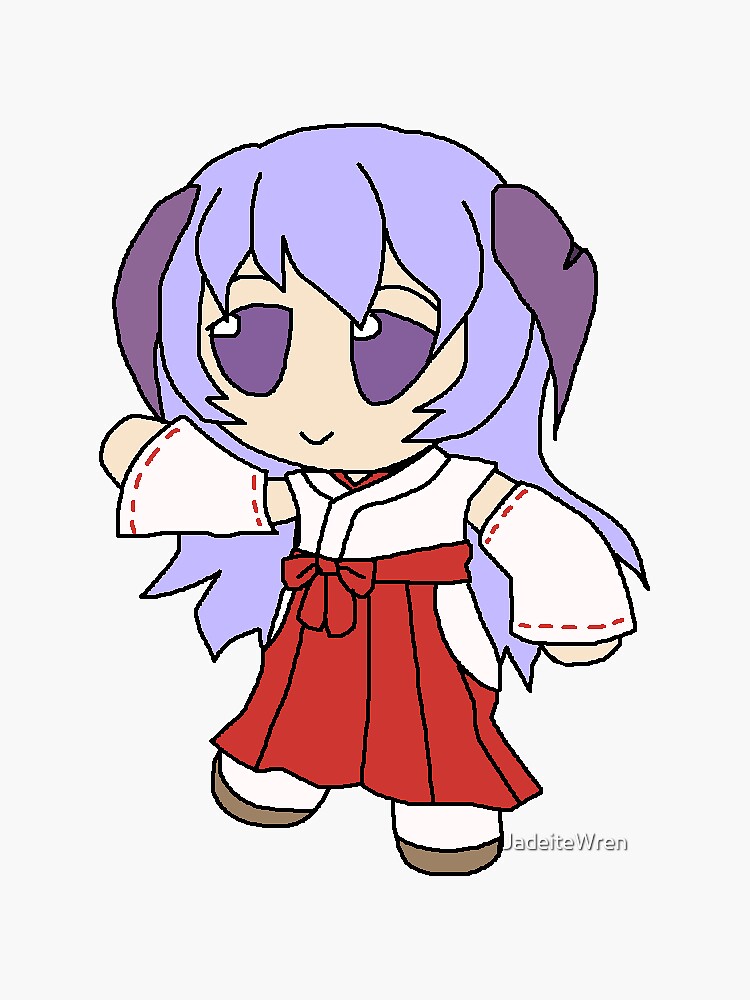 "Hanyuu Higurashi" Sticker for Sale by JadeiteWren | Redbubble