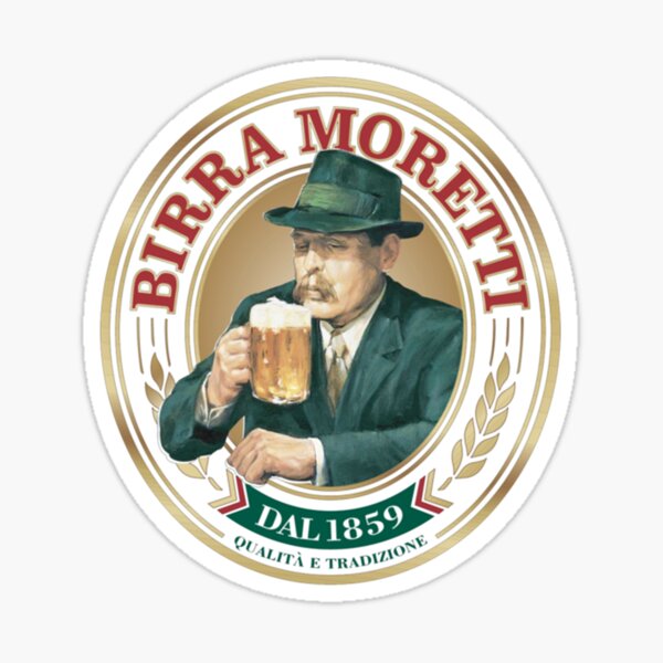 "Classy Birra Moretti Logo Essential T-Shirt" Sticker for Sale by ...