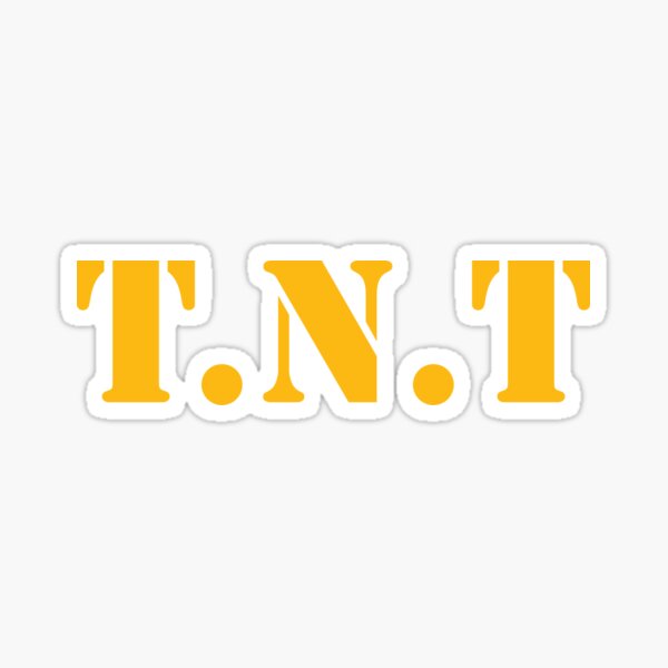 ""TNT"" Sticker for Sale by Feel-GoodPrints | Redbubble