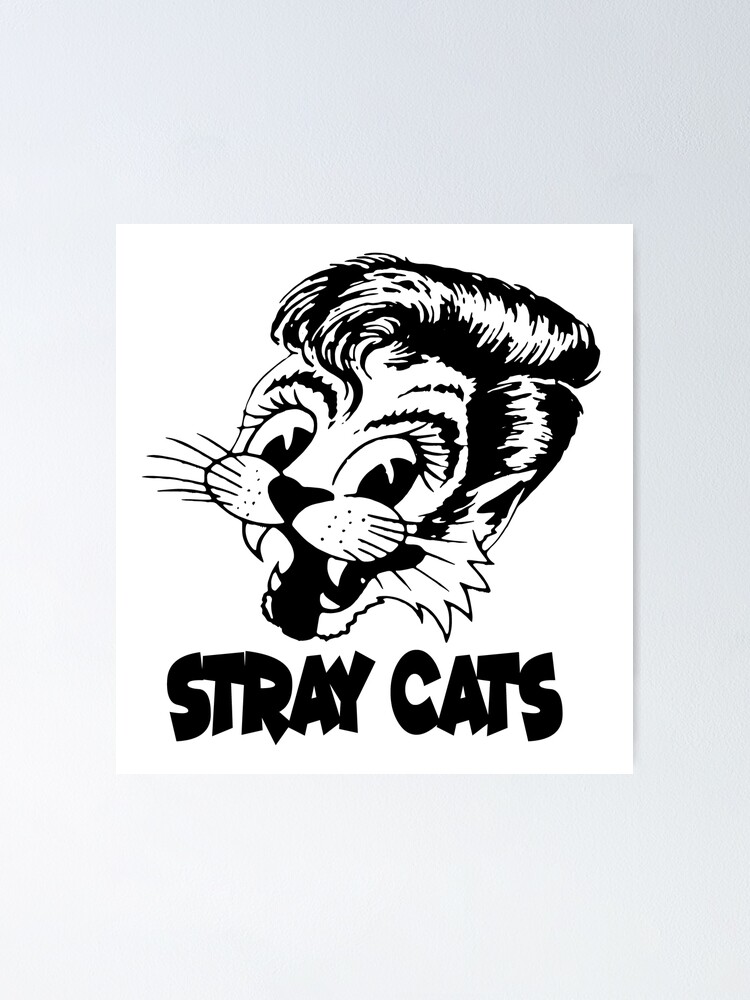 "The Stray Cats Icon" Poster for Sale by whitworthdanny | Redbubble