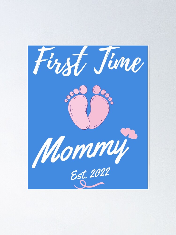 "Zum ersten Mal Mama 2022 - Für neue Mama 2022 - glückliche Mama ...