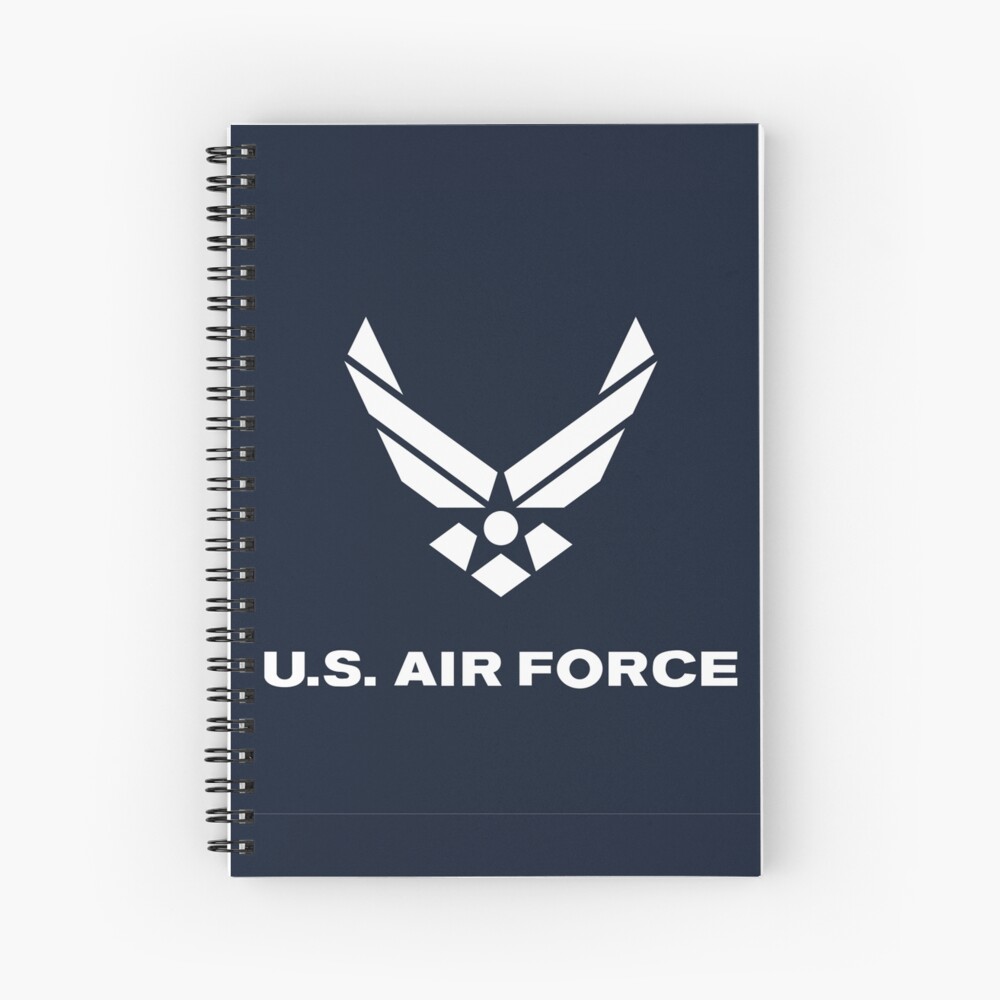"United States Air Force, US Air Force, Complete Logo" Spiral Notebook ...