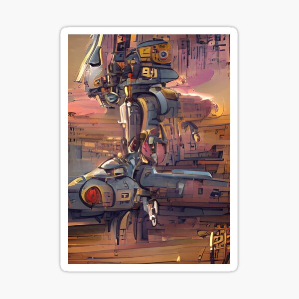 "Robotech Fan Art" Sticker for Sale by SantiagoFuster | Redbubble