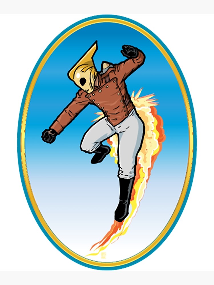 "The Rocketeer Flying High " Poster for Sale by RuffledPine | Redbubble