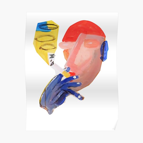 "pinkman smoke" Poster for Sale by sandmangu | Redbubble