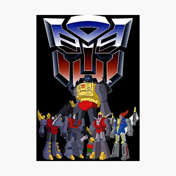 "The dinobots autobots transformers g1 cartoon" Photographic Print for ...
