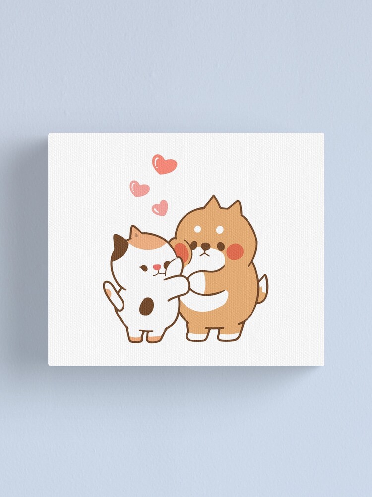 "⭐TONTON FRIENDS, yuta and bella hug" Canvas Print by dev-ilyass ...