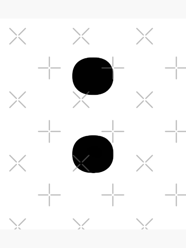 "colon symbol" Poster for Sale by EnjoyLifeMerch | Redbubble