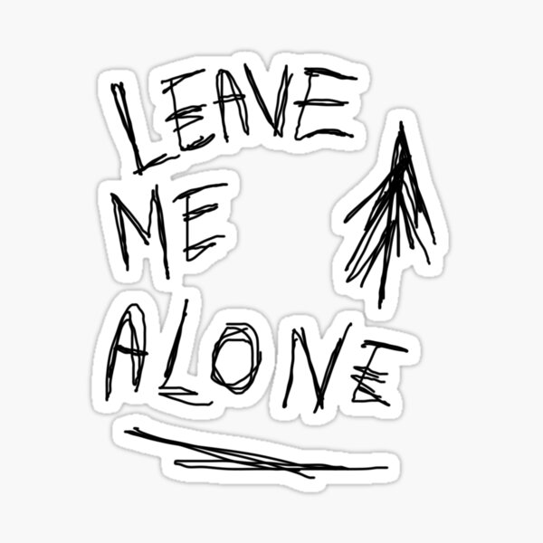 "Slenderman Page - Leave Me Alone" Sticker for Sale by Holymayo Art ...