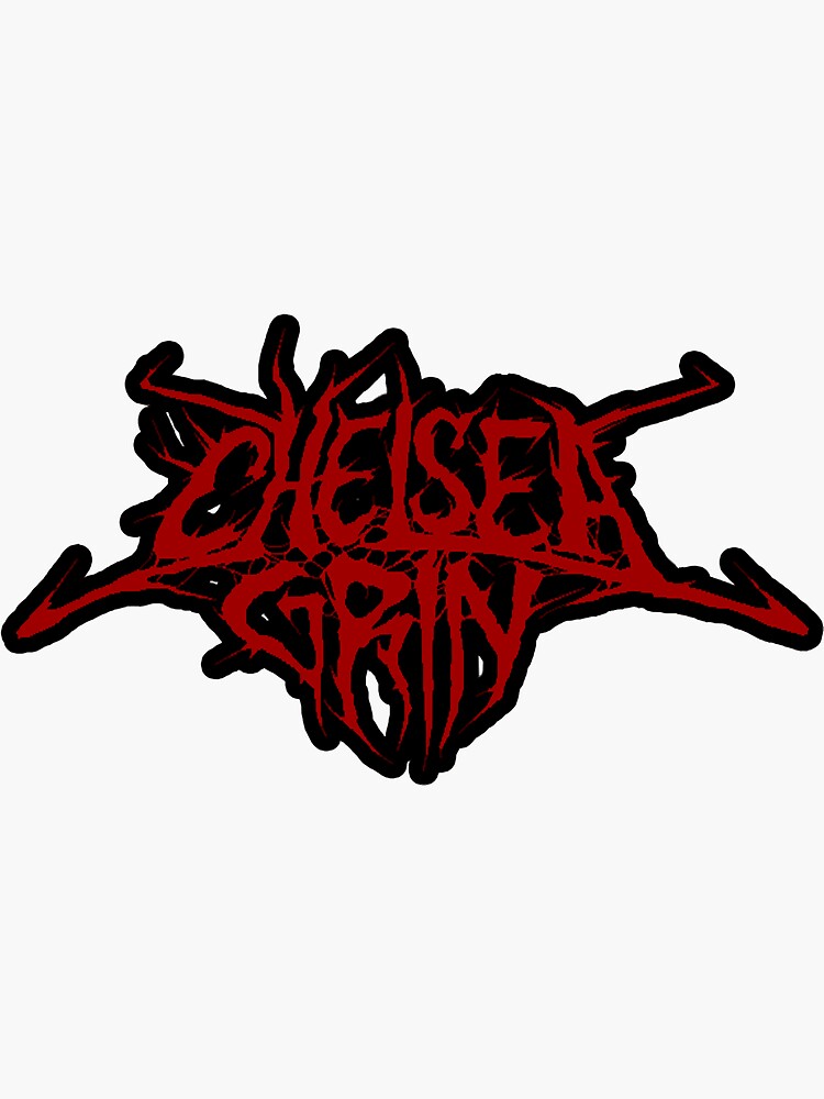 "CHELSEA GRIN MUSIC ARTWORK" Sticker by AprilDippolitt | Redbubble