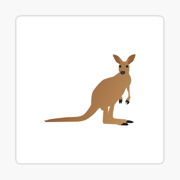 "Kangaroo" Sticker for Sale by satyabagas01 | Redbubble