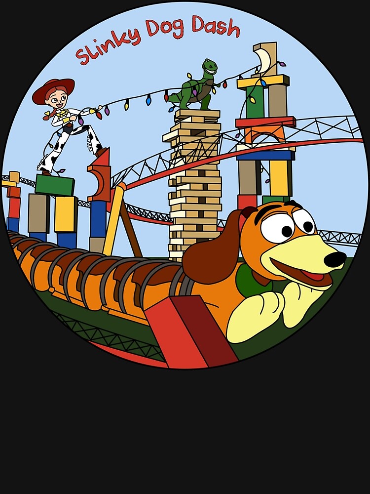 "Slinky Dog Dash Sticker" Art Print for Sale by NicoKapp | Redbubble