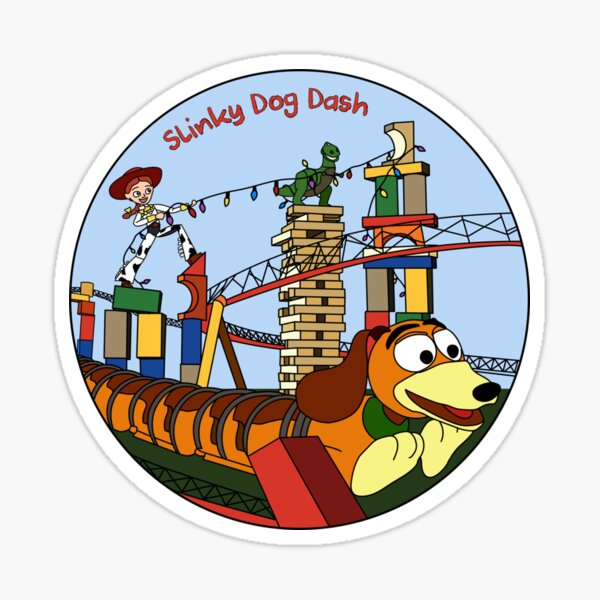 "Slinky Dog Dash Sticker" Sticker by NicoKapp | Redbubble
