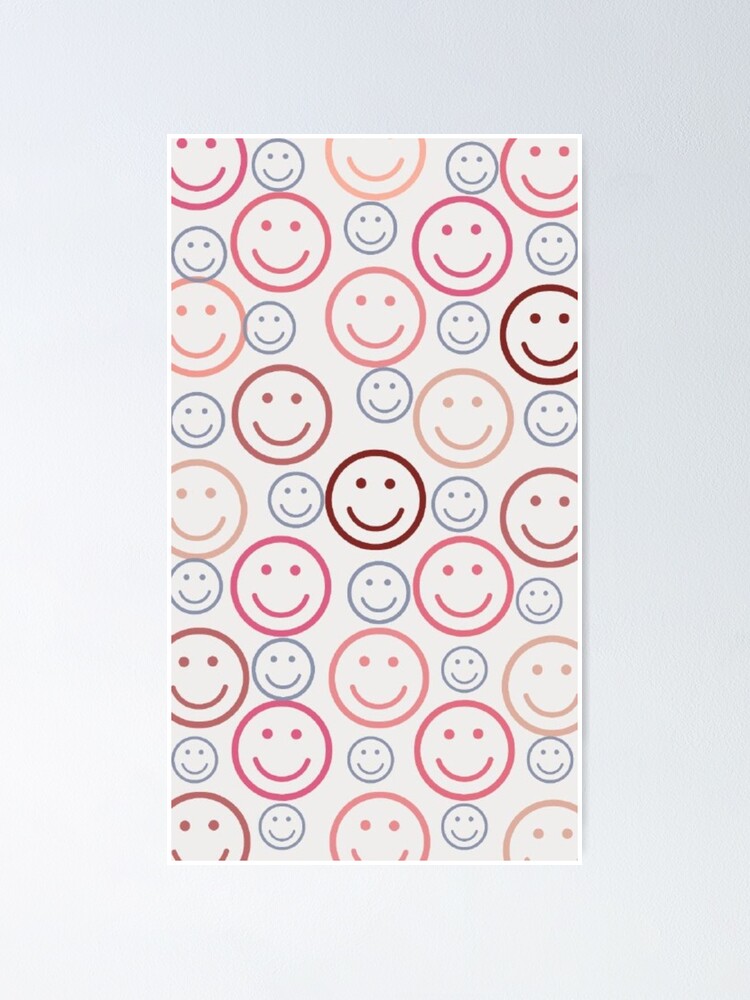"smiley" Poster for Sale by Blossomclothing | Redbubble