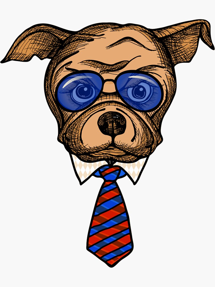 "Angry dog sticker " Sticker for Sale by Meryembouhdou | Redbubble