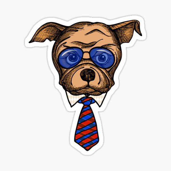 "Angry dog sticker " Sticker for Sale by Meryembouhdou | Redbubble