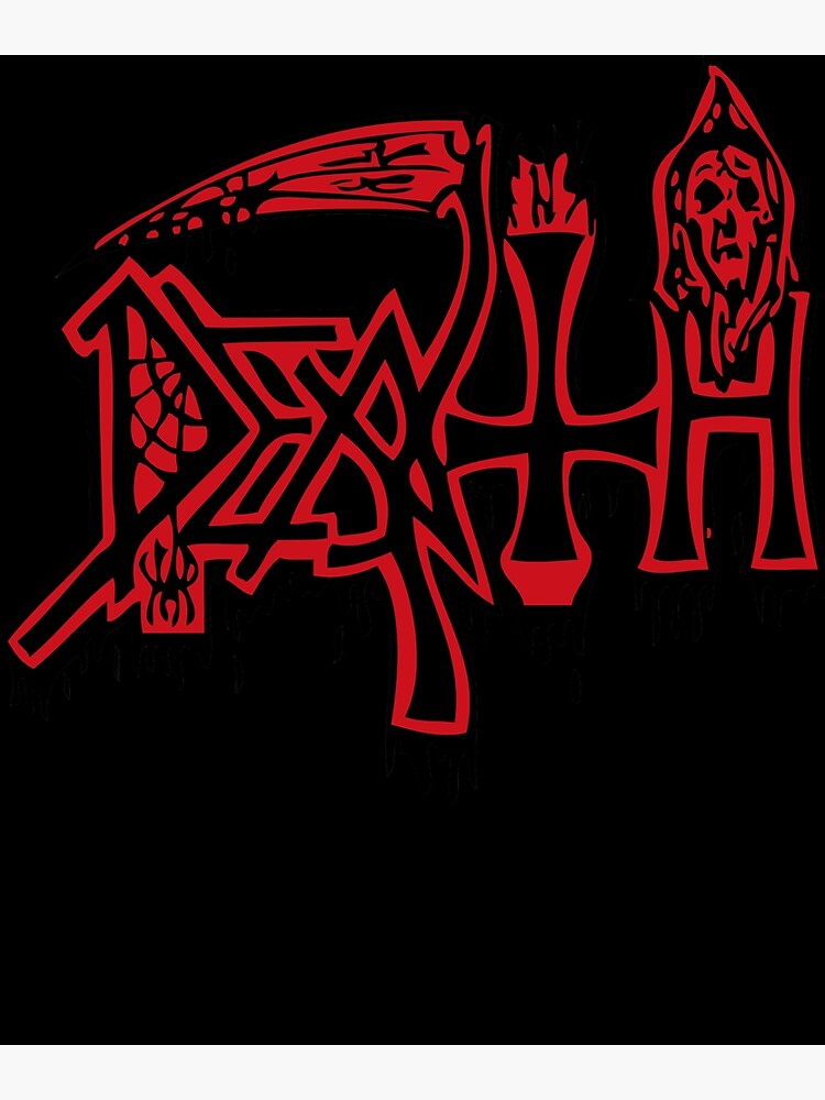 "DEATH LOGO" Art Print for Sale by BillBrownn | Redbubble