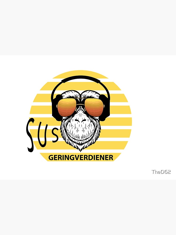 "SUS LOW INCOME PRINT | MEME MONKEY" Art Print for Sale by TheD62 ...