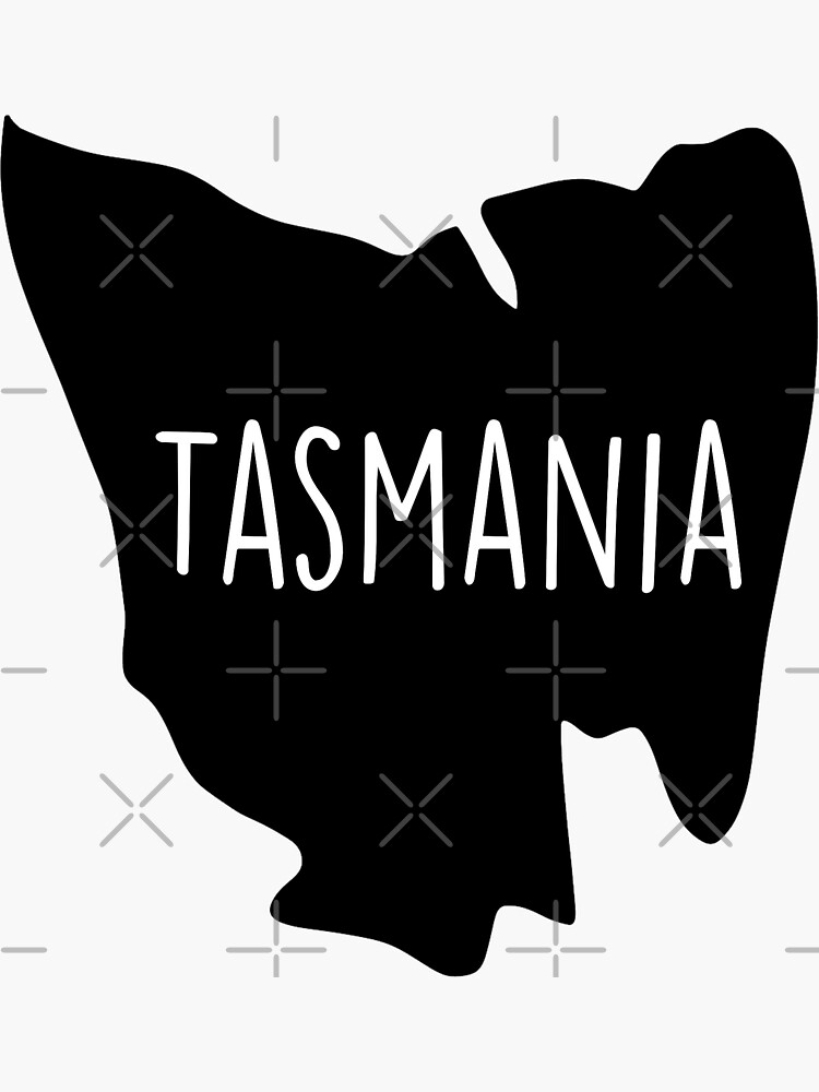 "Tasmania" Sticker for Sale by Luckeye | Redbubble