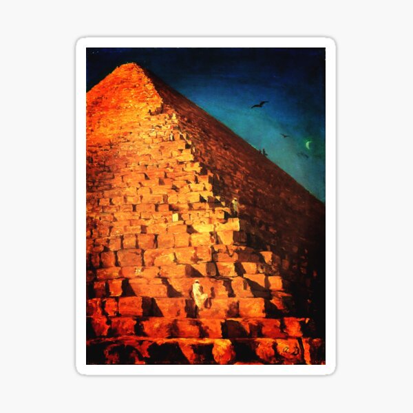 "Great Pyramid of Giza" Sticker for Sale by Vidal1ndo | Redbubble